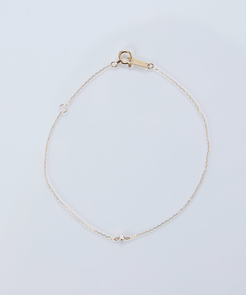 【Phoebe/フィービィー】 【K10】ワントップビジューブレスレット/BOX&ショッパーつき – JEWEL ADDICT
