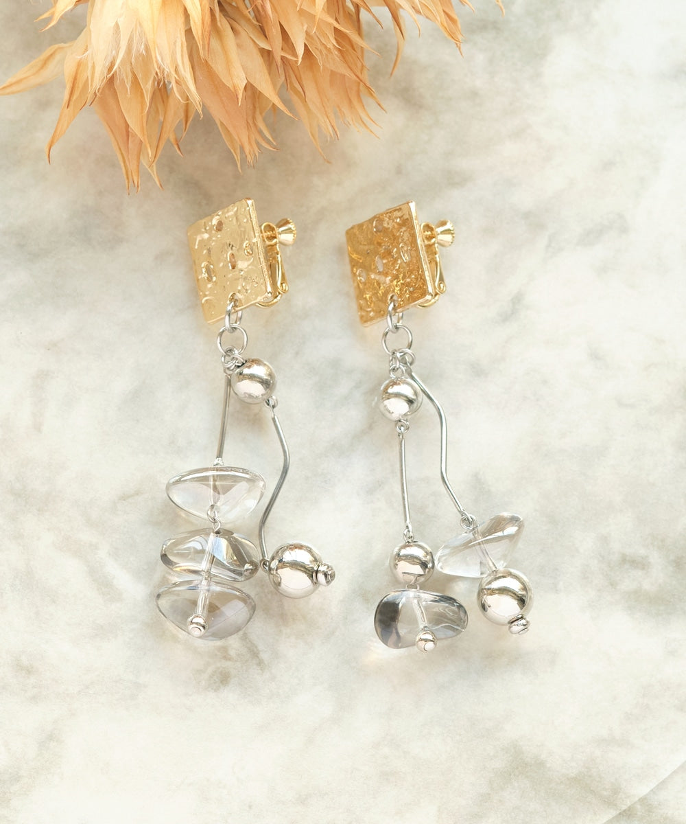 【sfy/スフィー】aurora glass gold イヤリング – JEWEL ADDICT